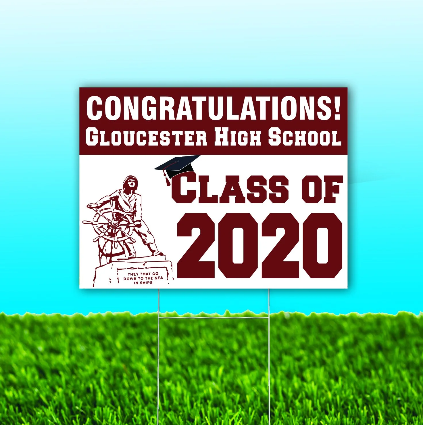 GHS Class of 2020 Lawn Sign — Seaside Graphics - Customization Done Right!