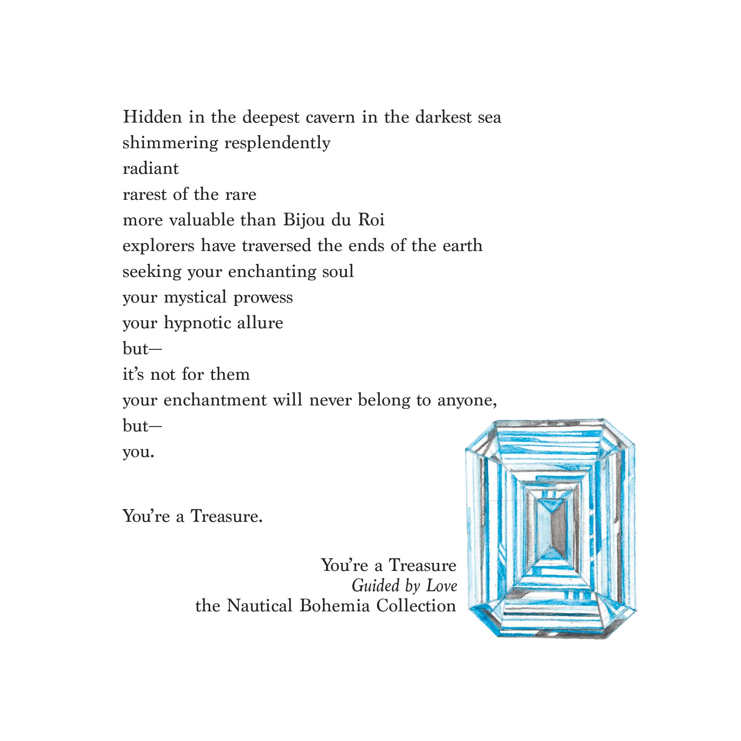 You're a Treasure - the poem — Mpulse Studio