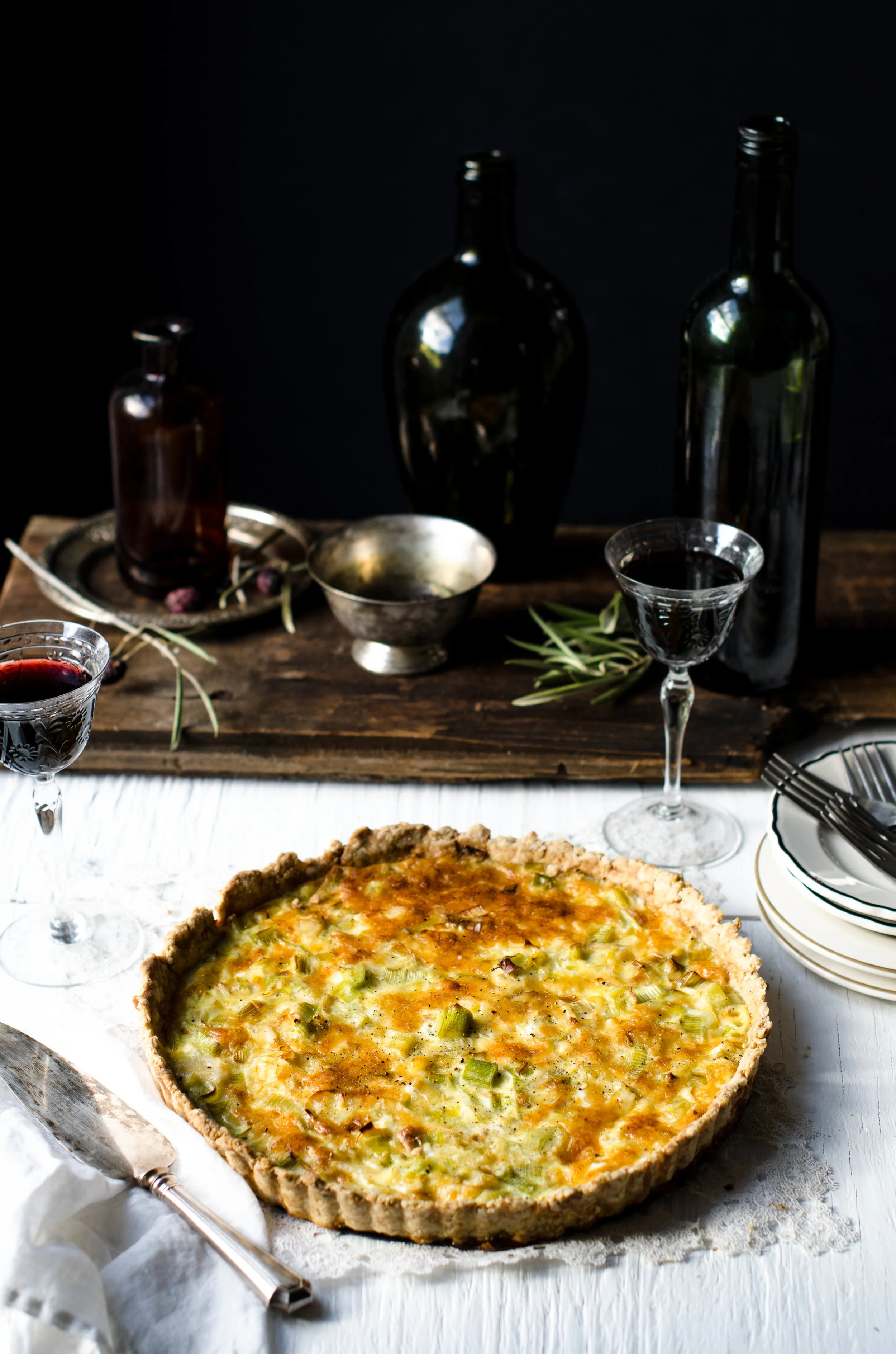 From the Winter Issue | Leek & Gruyere QUICHE with Olive Oil Crust ...
