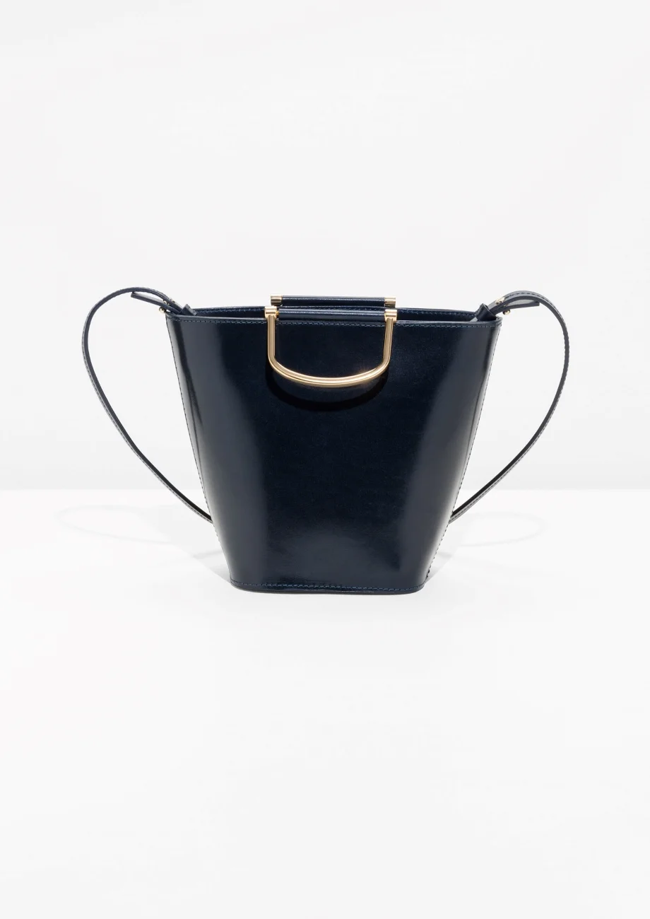 Currently Loving | & Other Stories Navy Bucket Bag — Rose & Ivy