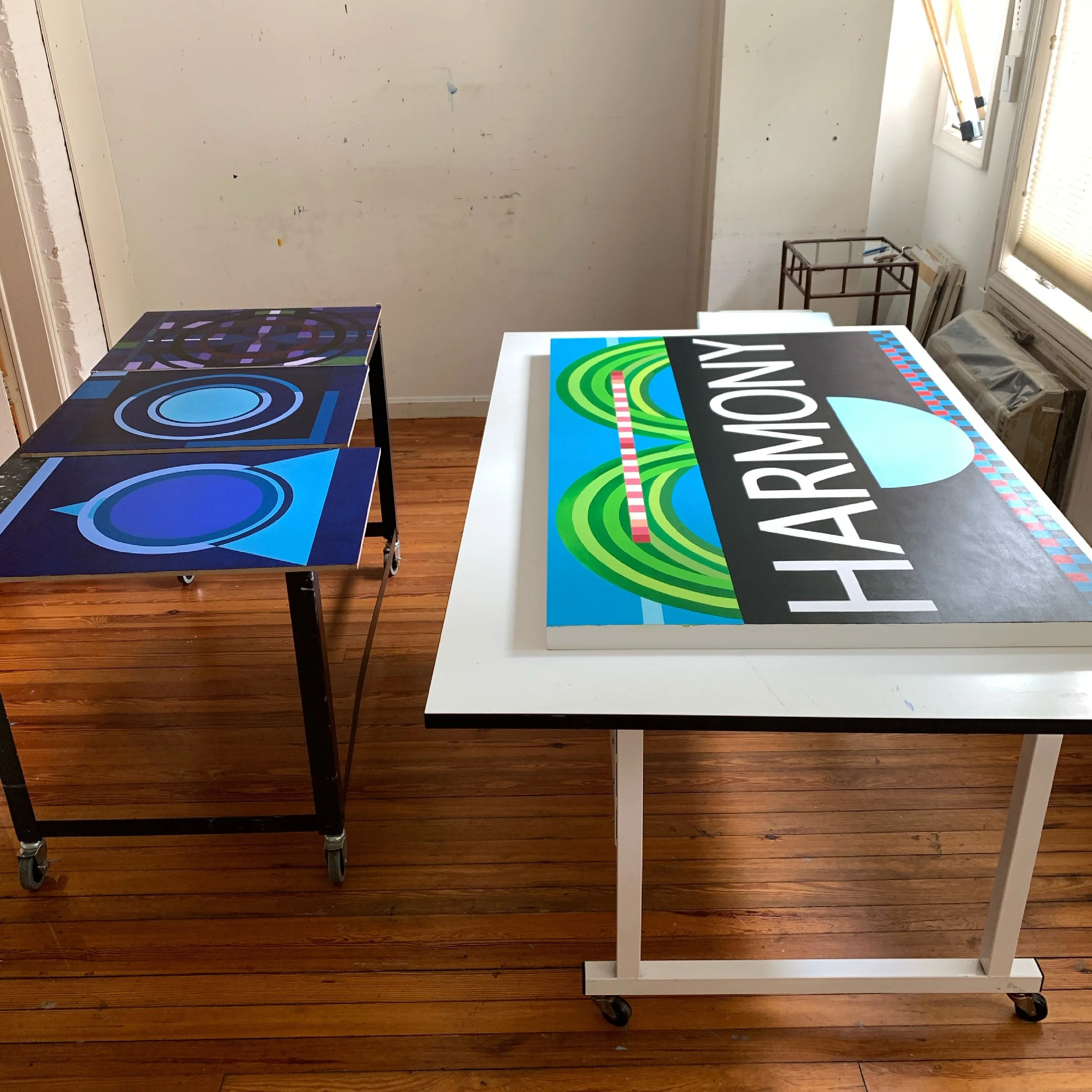 In the Studio — CAROL ROWAN fine artist