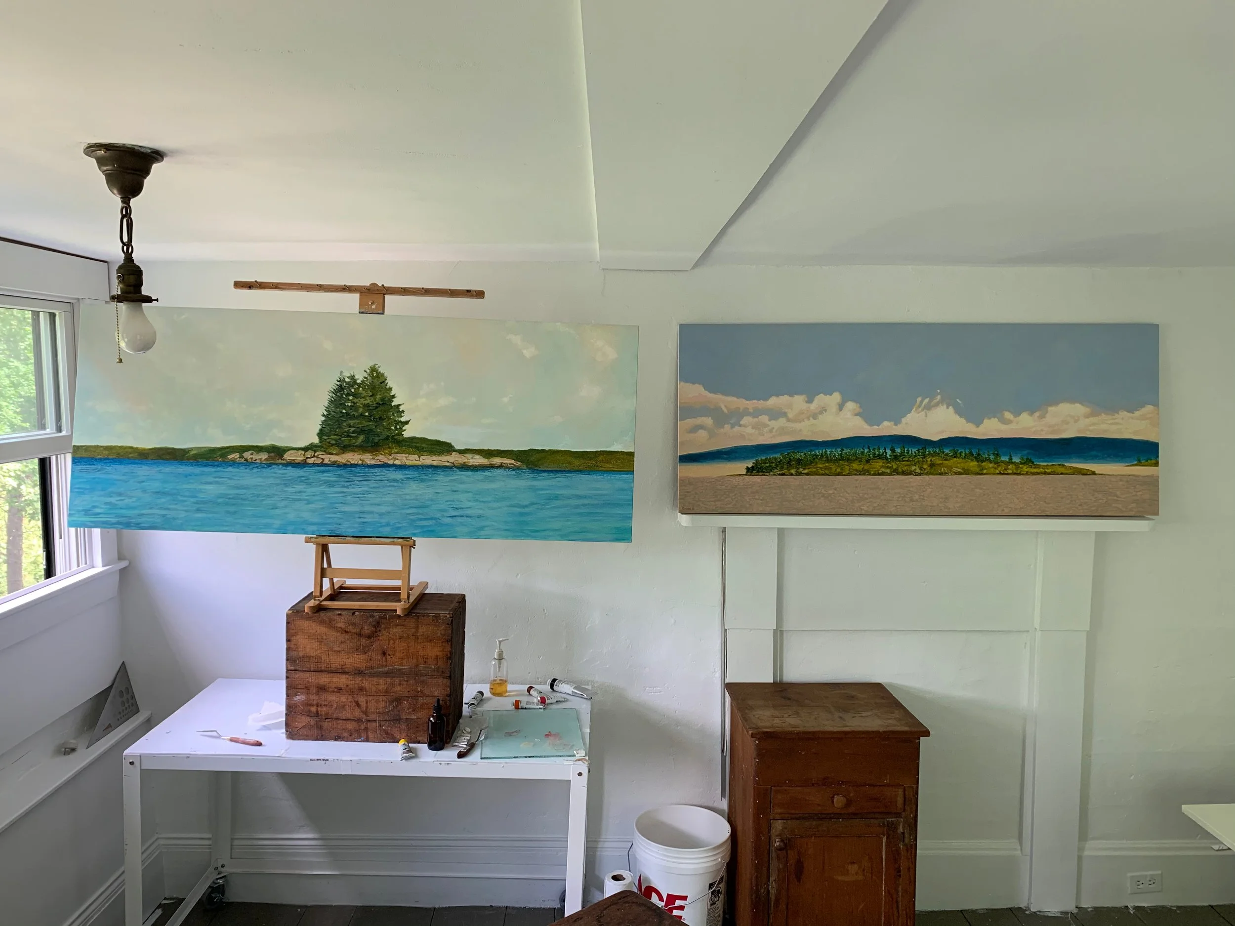 In the Studio — CAROL ROWAN fine artist