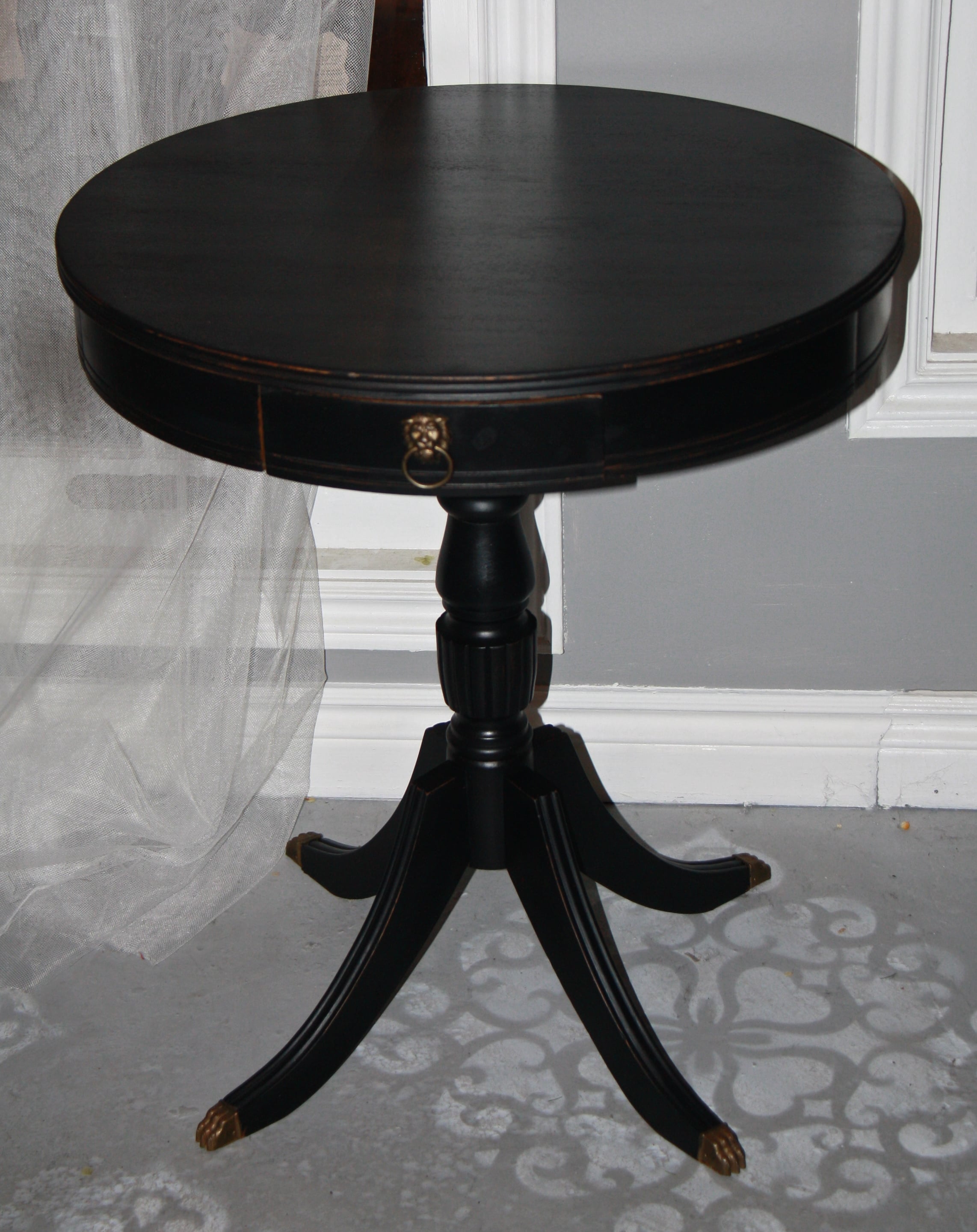 Painted Duncan Phyfe Table