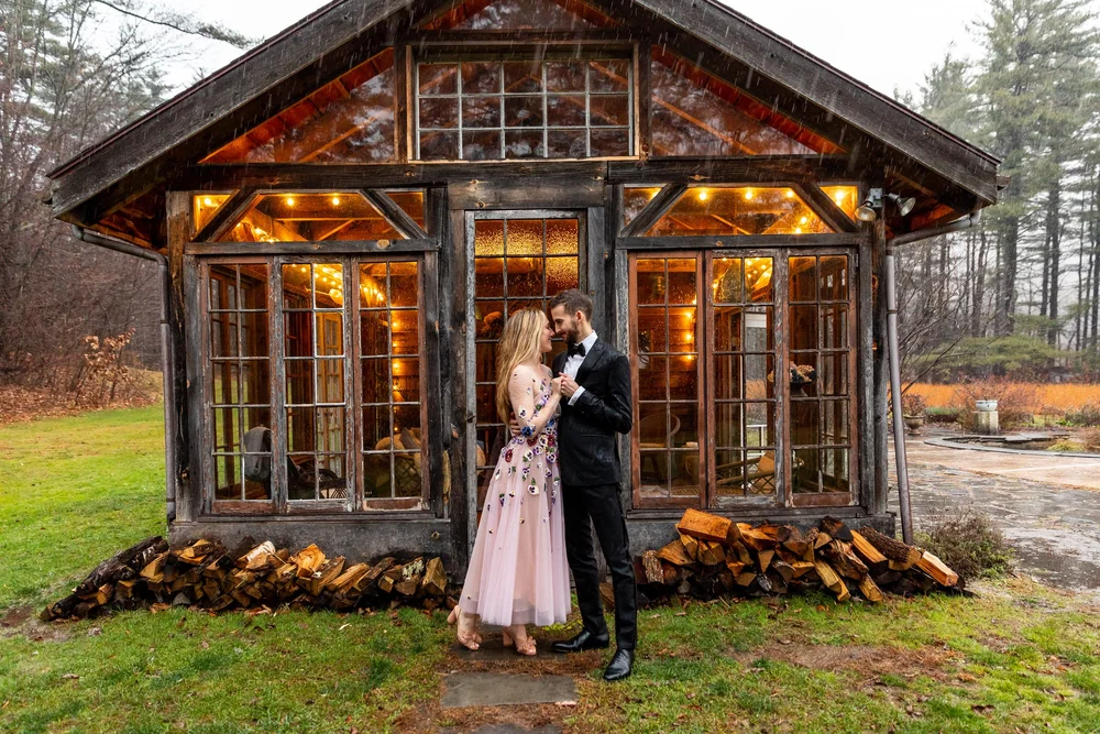 Rainy Catskills Vow Exchange For At Foxfire Mountain House — LBFPHOTO