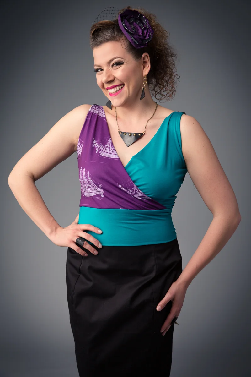 DESIGNER REMIX: MELISSA SQUIRE + SINGER ALEXIS NORMAND — Saskatchewan Fashion Association