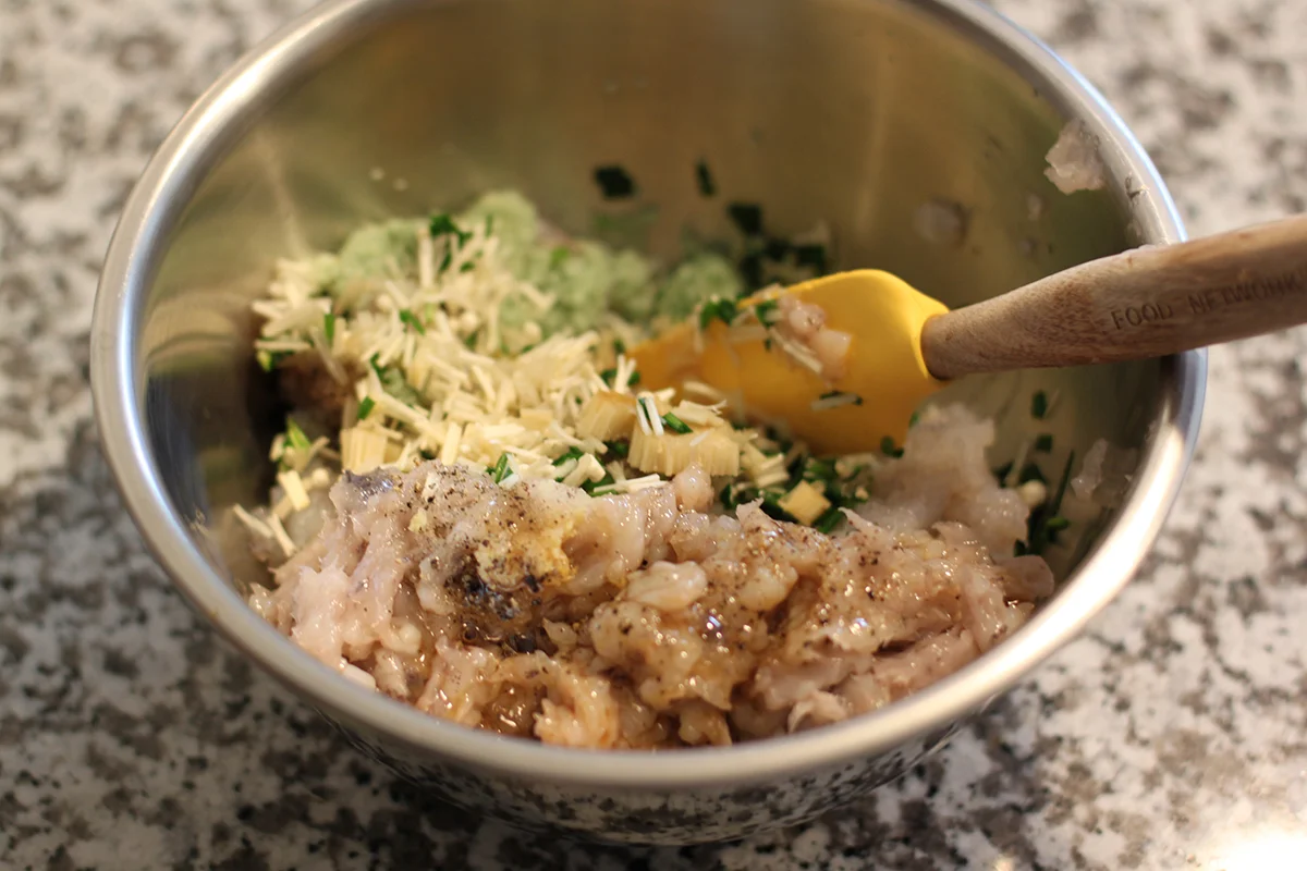 black dumplings (squid ink dumplings)t-square in the kitchen