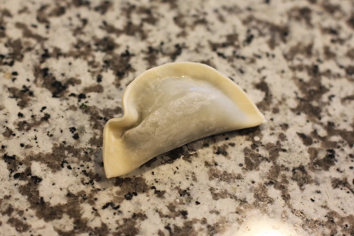 black dumplings (squid ink dumplings)t-square in the kitchen