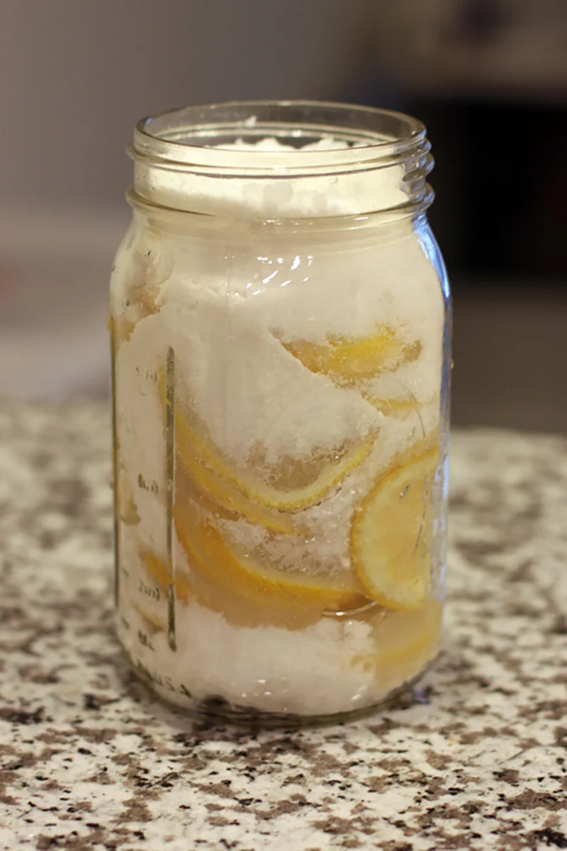 lemon confit & lemon syrup - part it-square in the kitchen