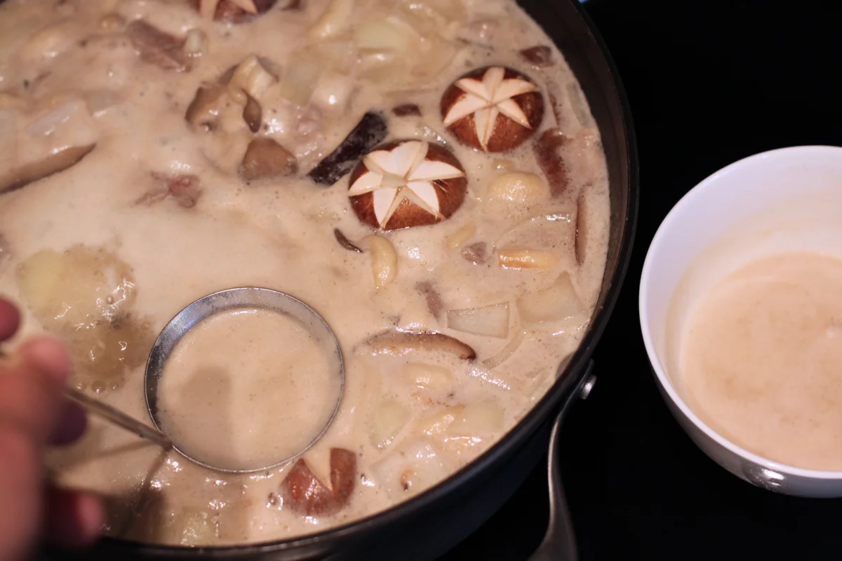 japanese pork soupt-square in the kitchen