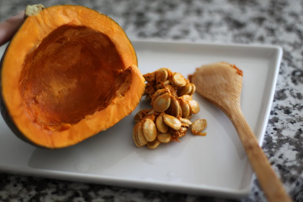 kobocha lattet-square in the kitchen