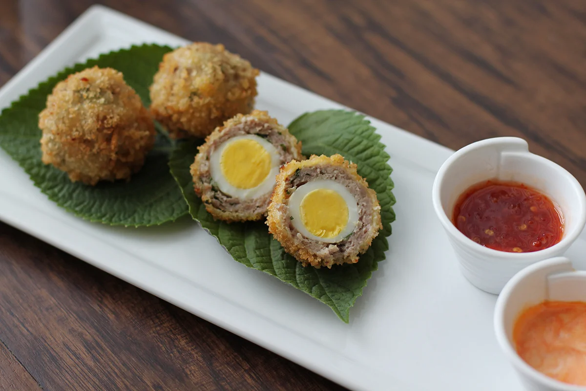 scotch quail eggst-square in the kitchen