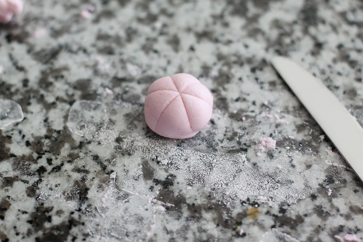 marron glace song-pyeon (candied chestnut rice cake)t-square in the kitchen