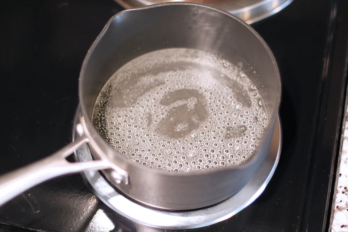 basic simple syrupt-square in the kitchen