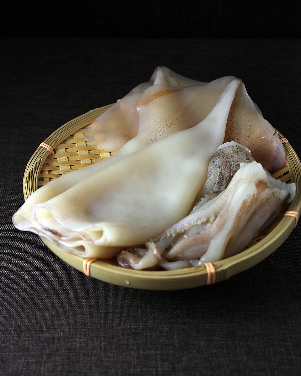 ika meshi (squid stuffed with sweet rice)t-square in the kitchen