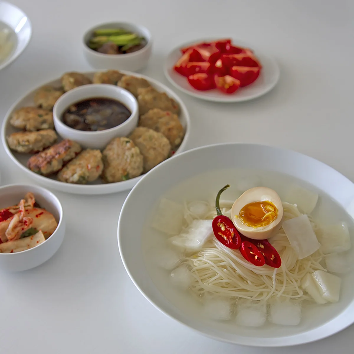 cold water kimchi noodle soup (dong-chee-mee-gook-soo)t-square in the ...