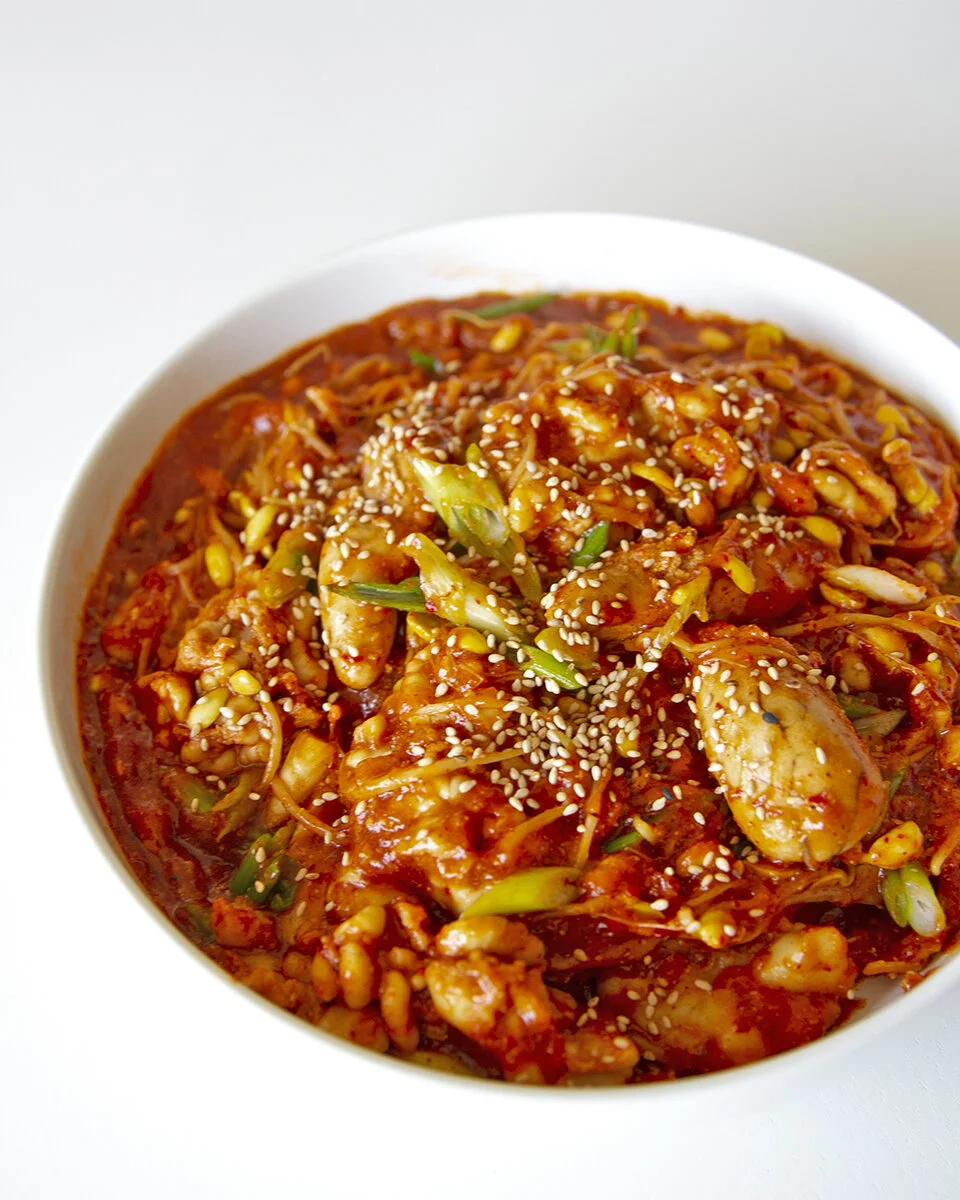 korean spicy braised pollock roet-square in the kitchen