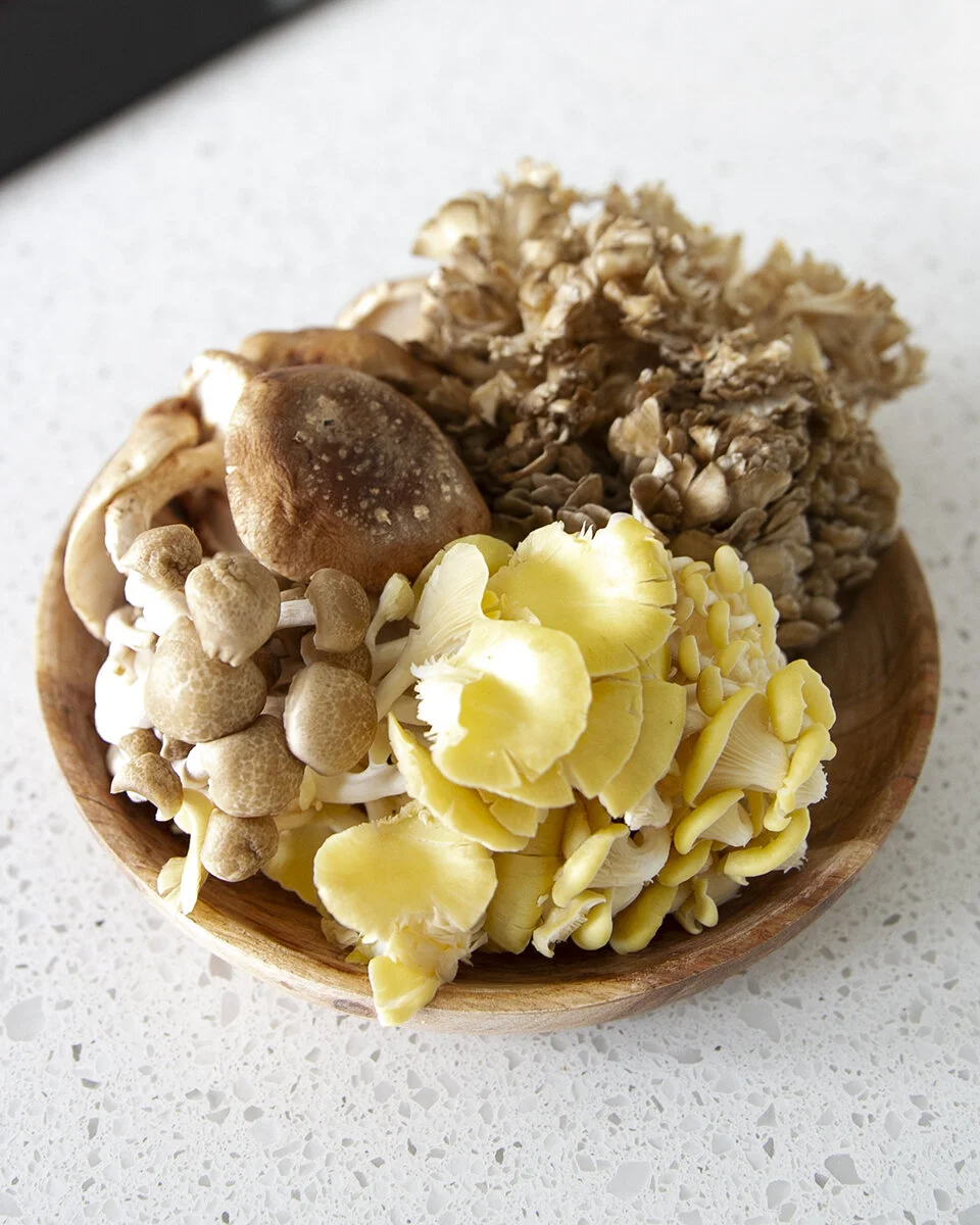 mushroom tuna risotto w/ squid inkt-square in the kitchen