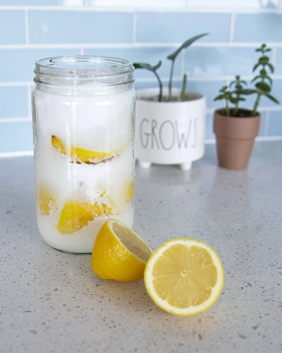 lemon confitt-square in the kitchen