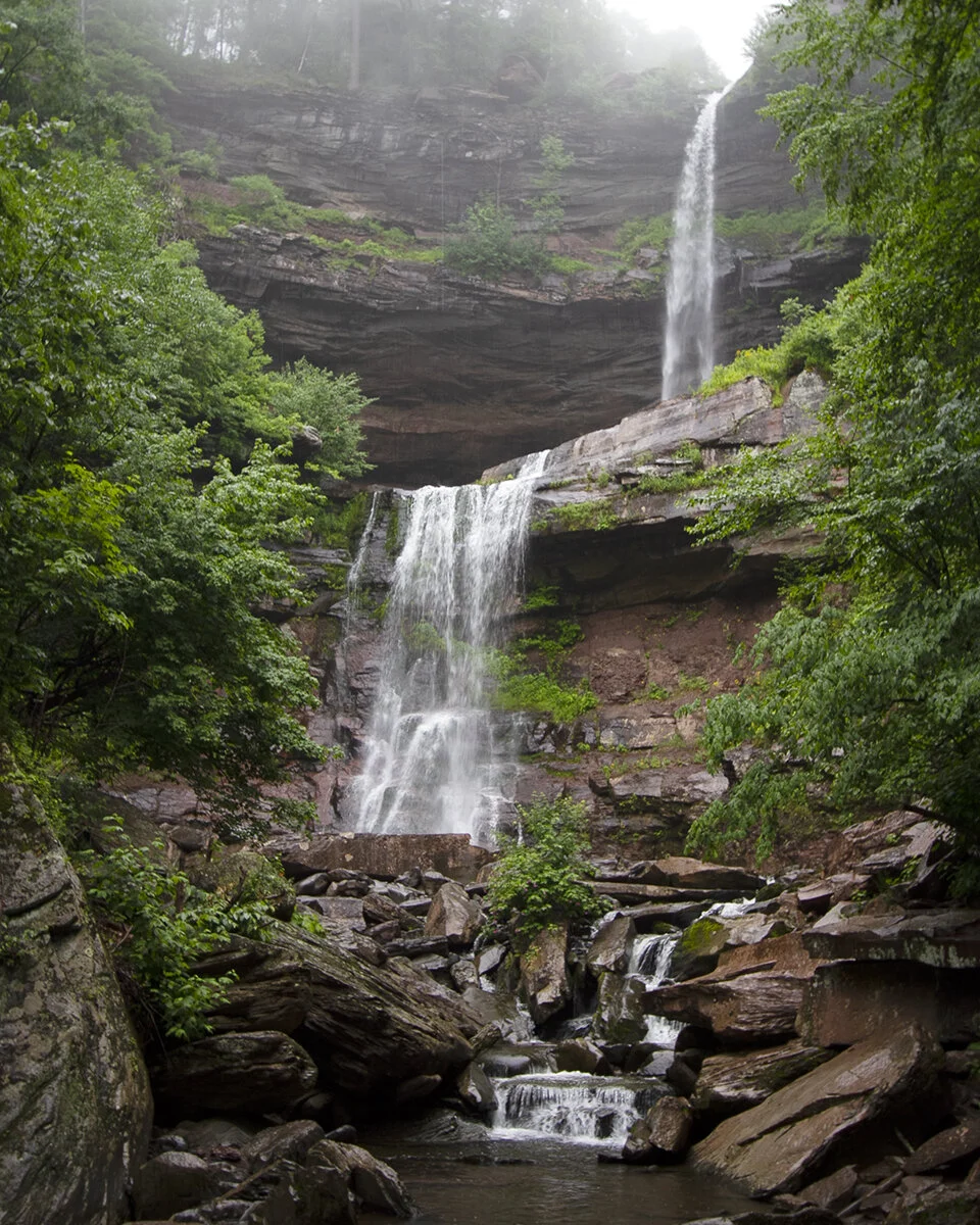 eastern catskills getaway house & kaaterskill fall, new york - july ...
