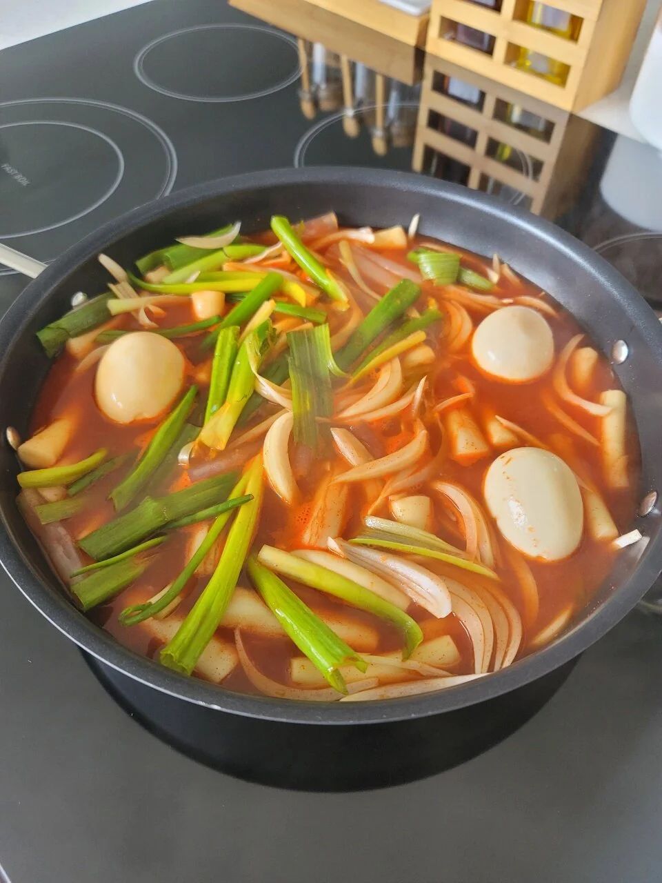 theok-bokki (korean spicy stir-fried rice cakes)t-square in the kitchen