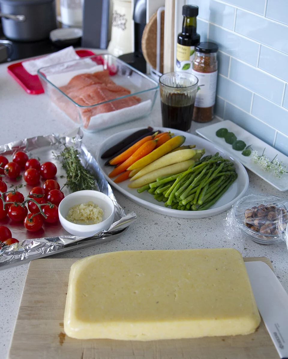 ladies' day luncht-square in the kitchen