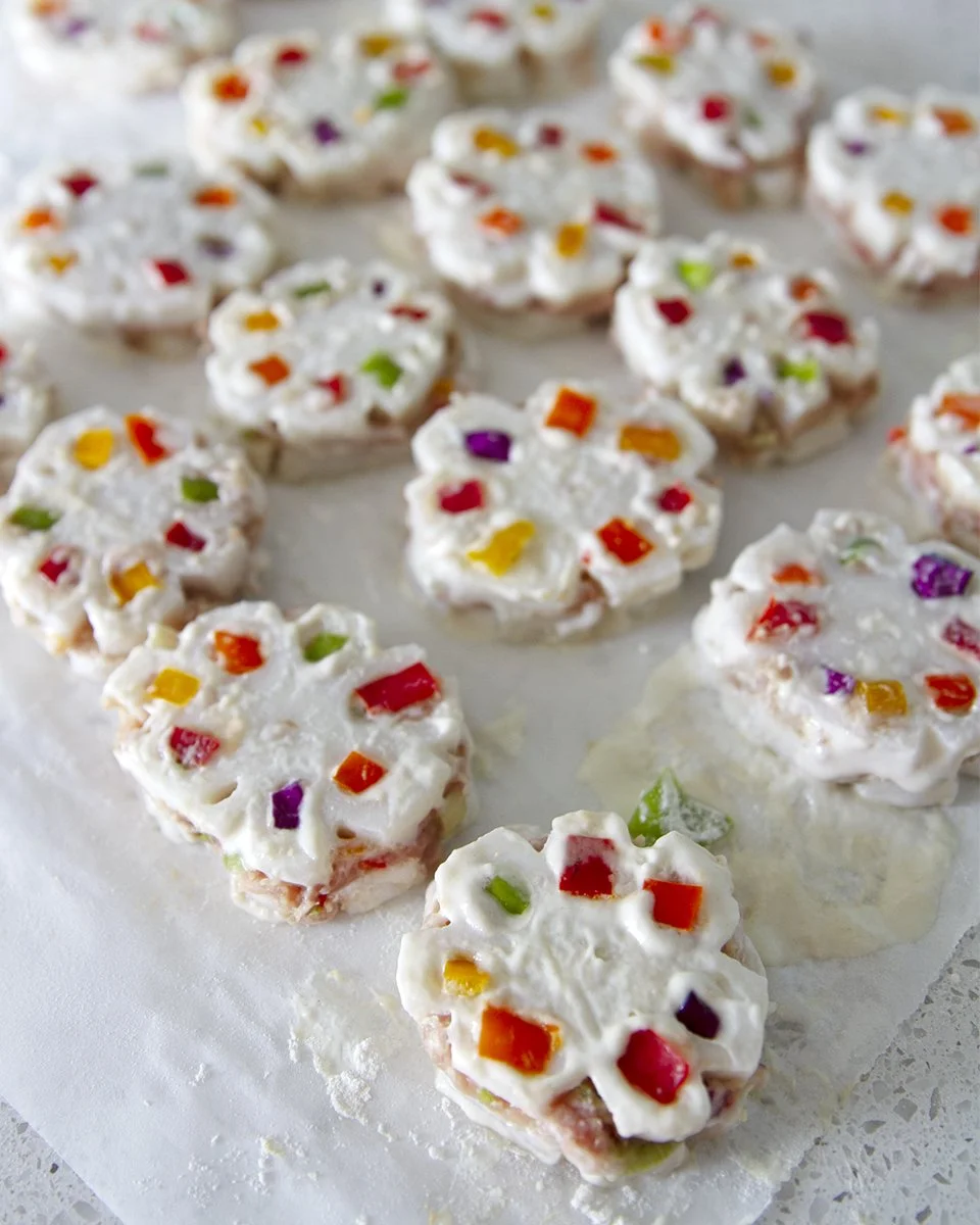 stuffed lotus roott-square in the kitchen