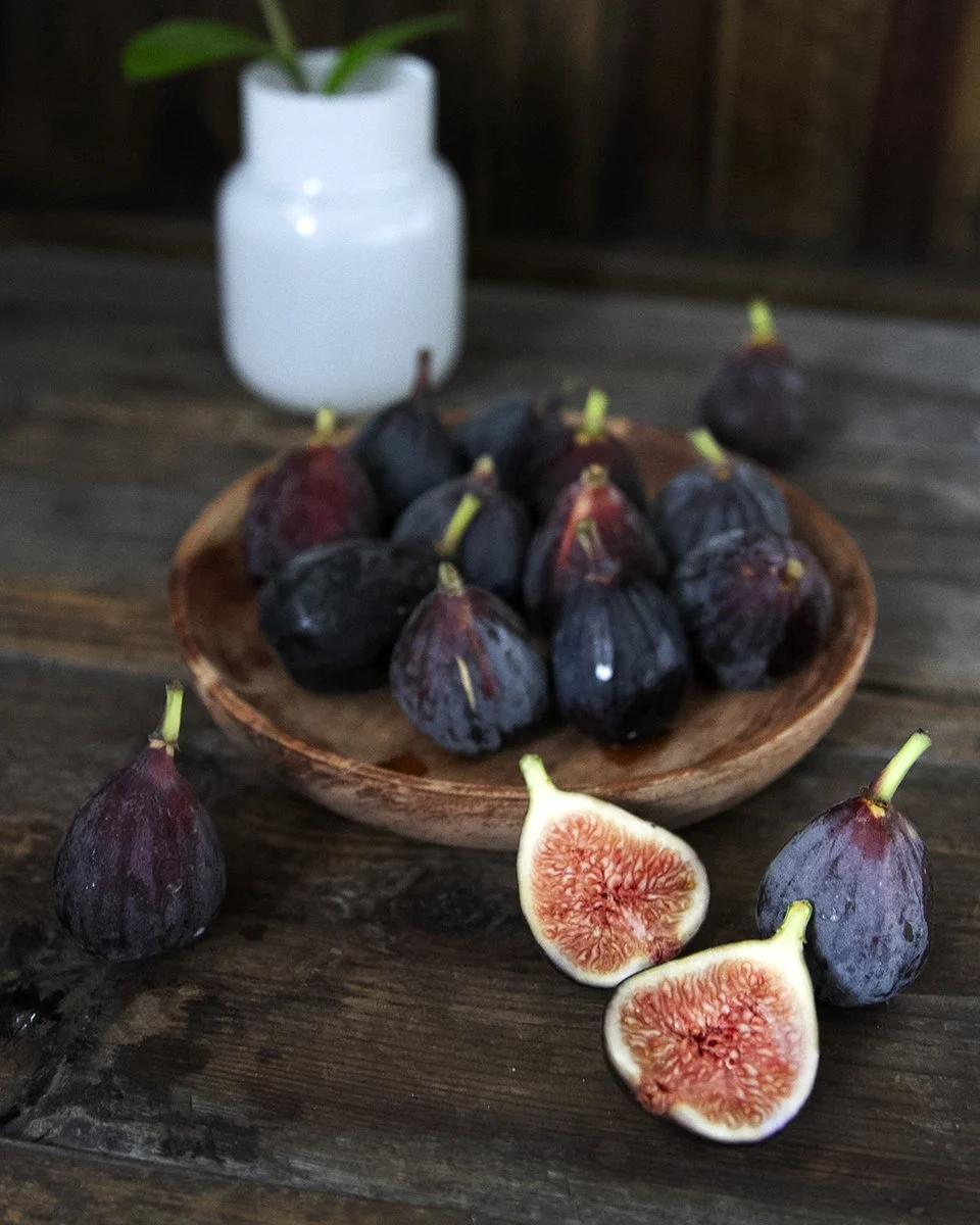 french toast & caramelized fig w/ balsamic saucet-square in the kitchen