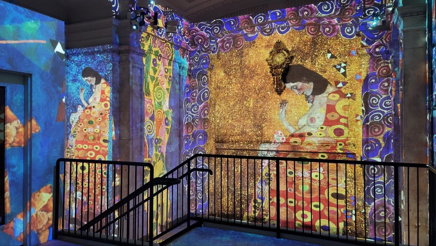 2022-09-30 gustav klimt - immersive exhibit t-square in the kitchen
