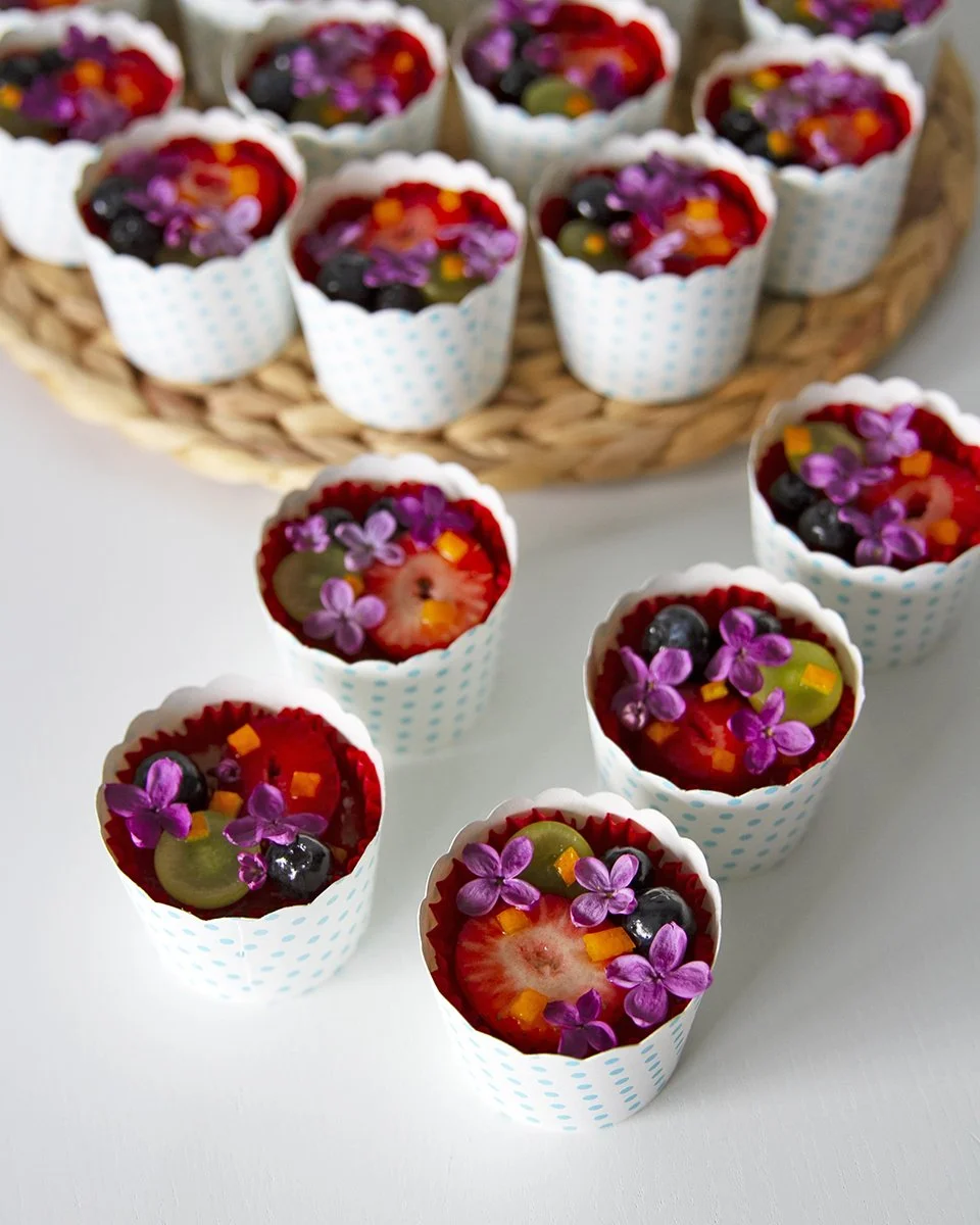fruit flant-square in the kitchen