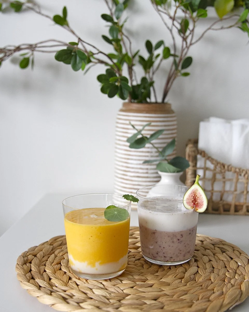 mango & fig milk t-square in the kitchen