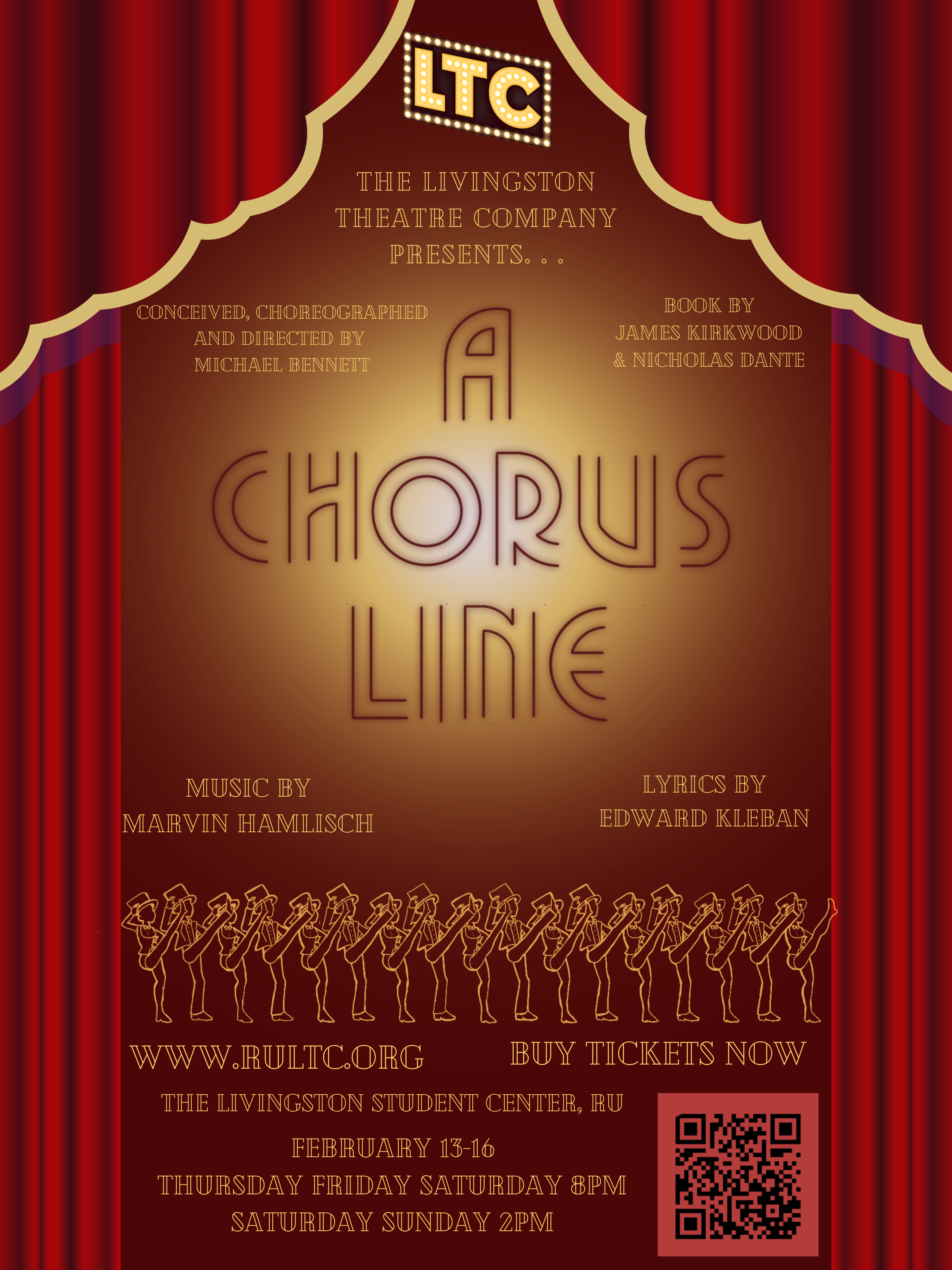 A Chorus Line Tickets on Sale NOW! — The Livingston Theatre Company
