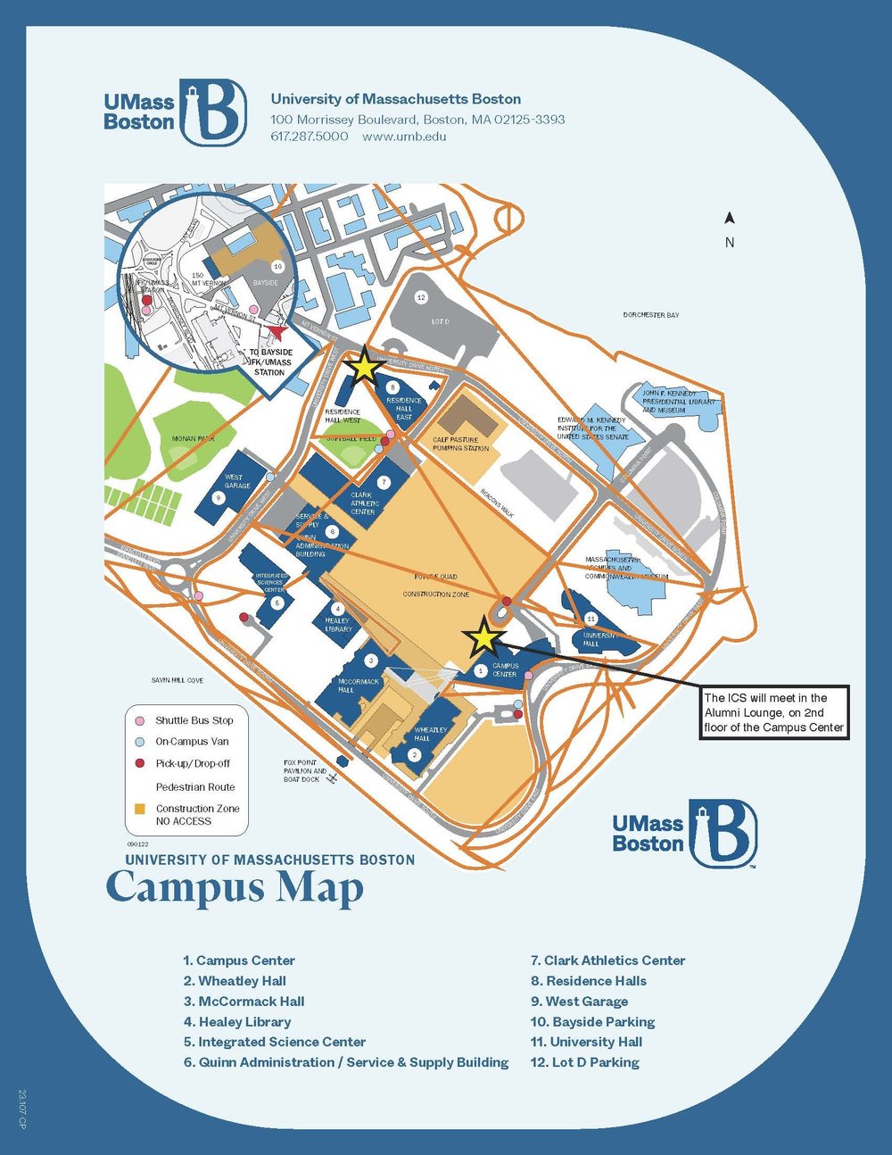 UMB Campus Map — Marxist Literary Group