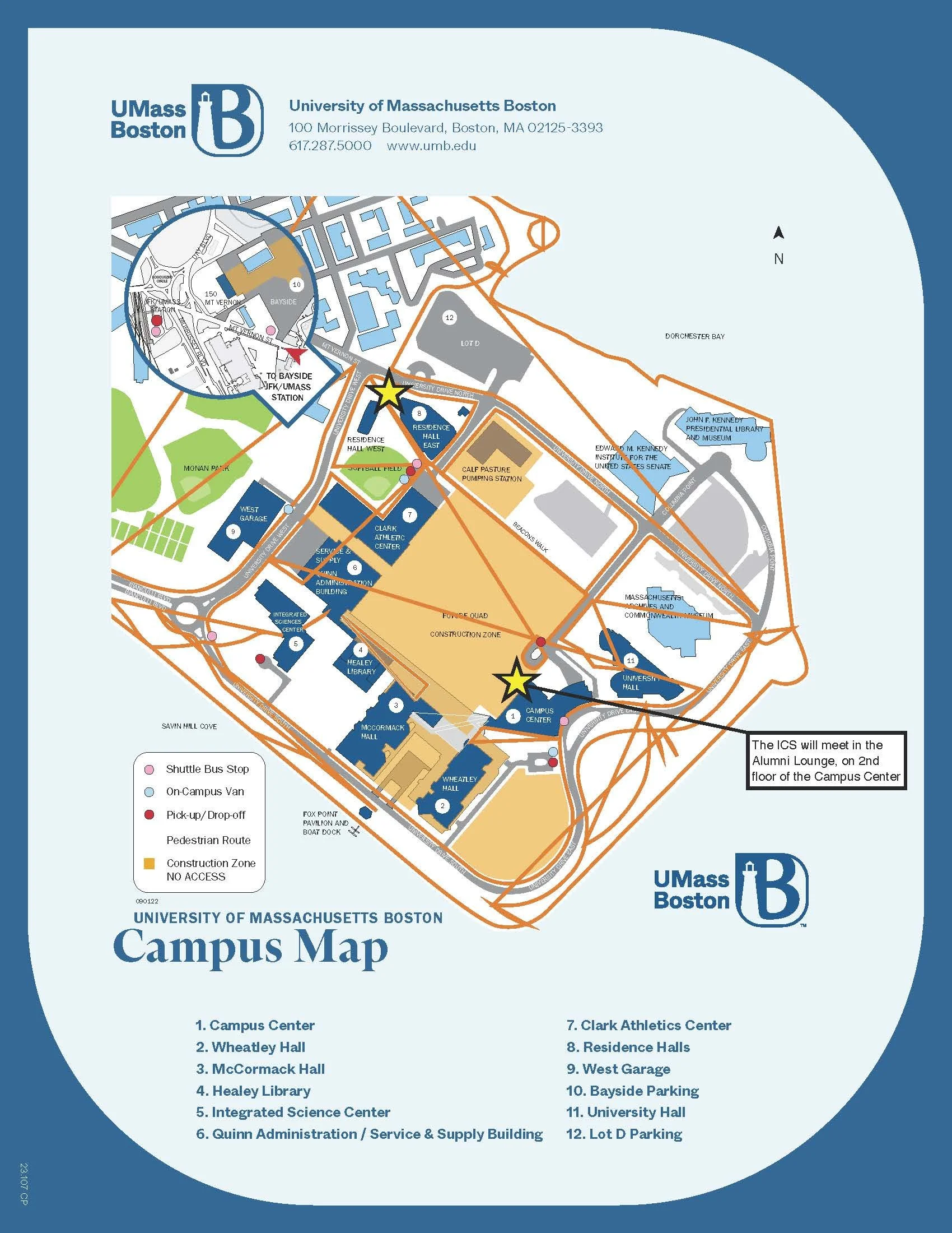 UMB Campus Map — Marxist Literary Group