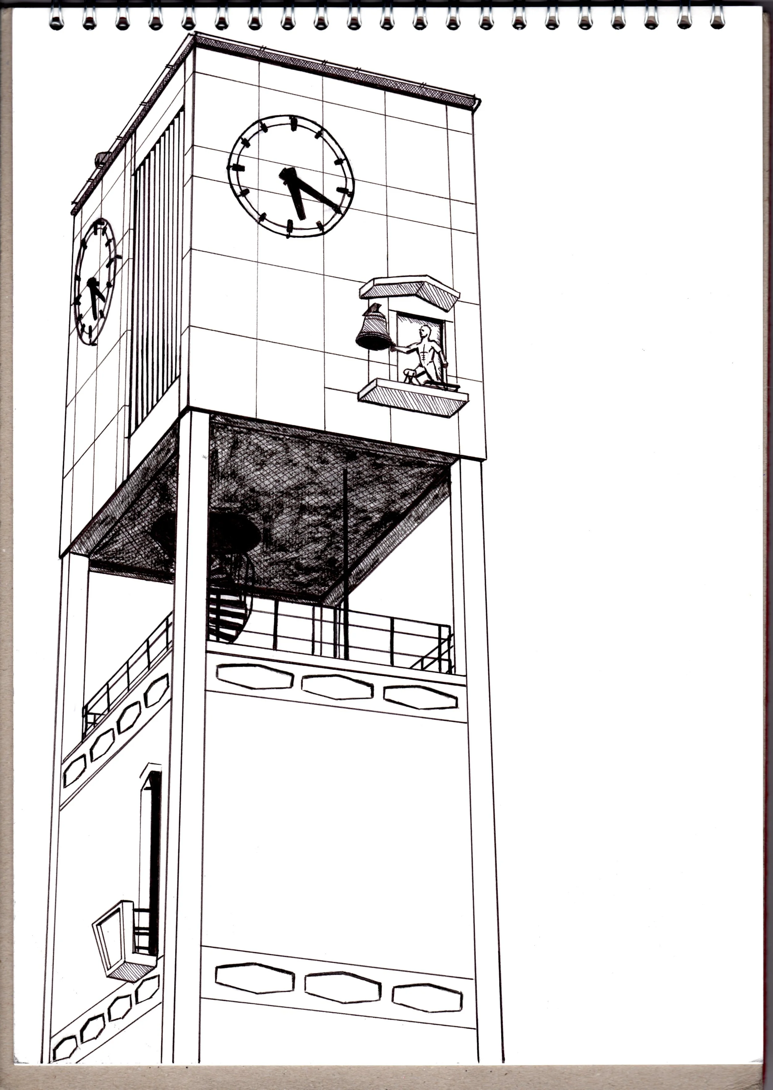 Shipley Clock Tower Bradford, West Yorkshire — Sarah Harris Prints