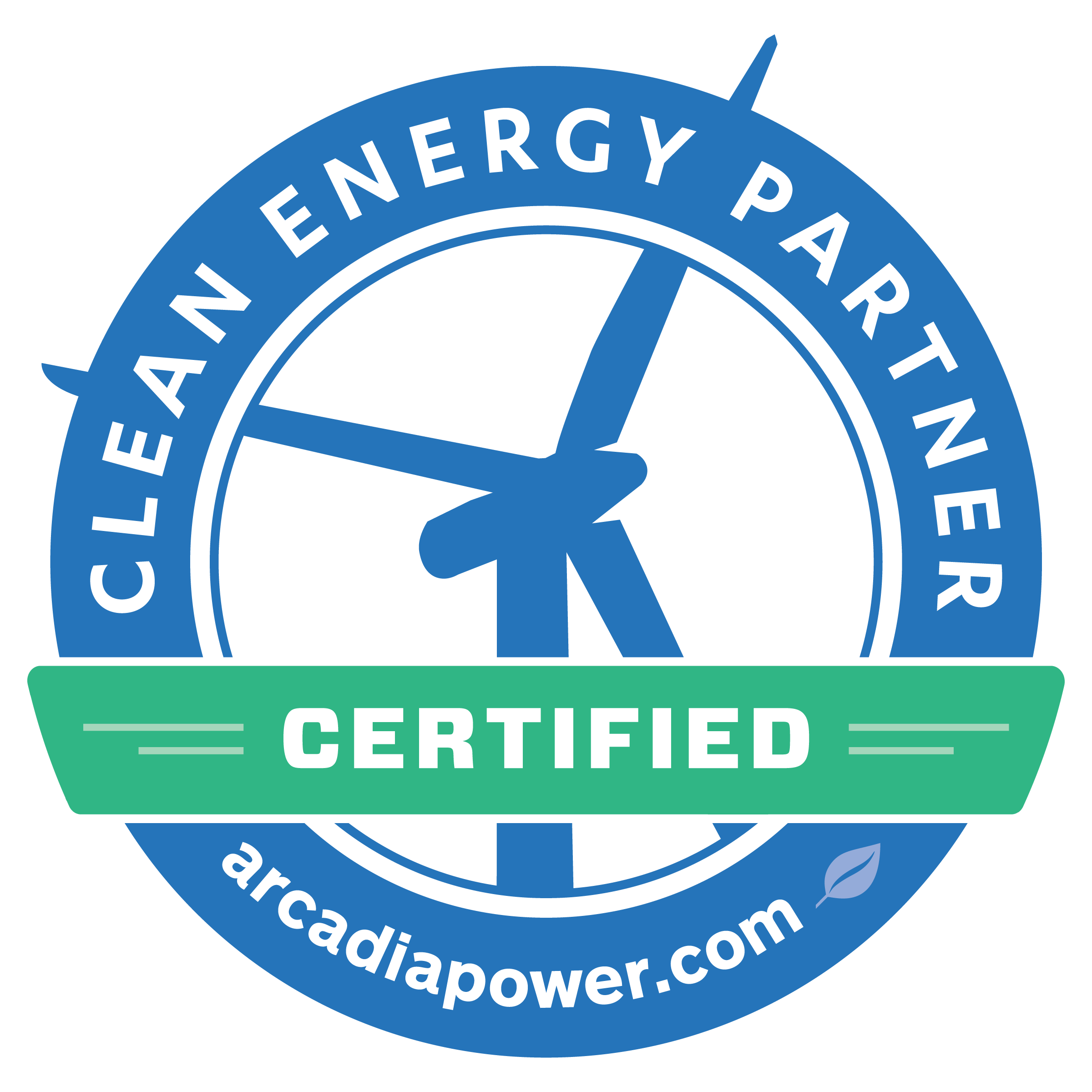 Green Energy Certified Logo