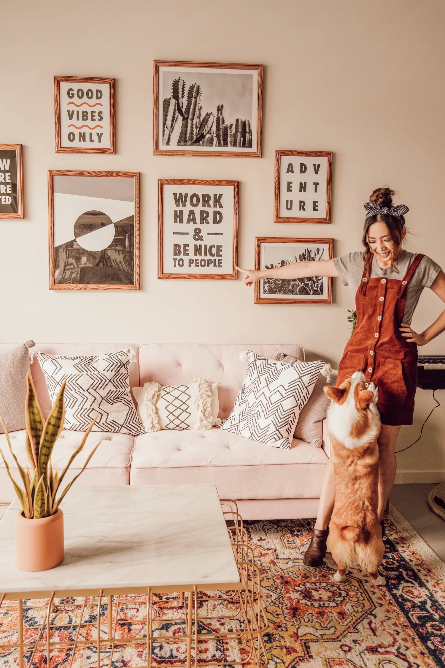 Girl and The Word - Creating a "Positivity Wall" with BT Design Co.