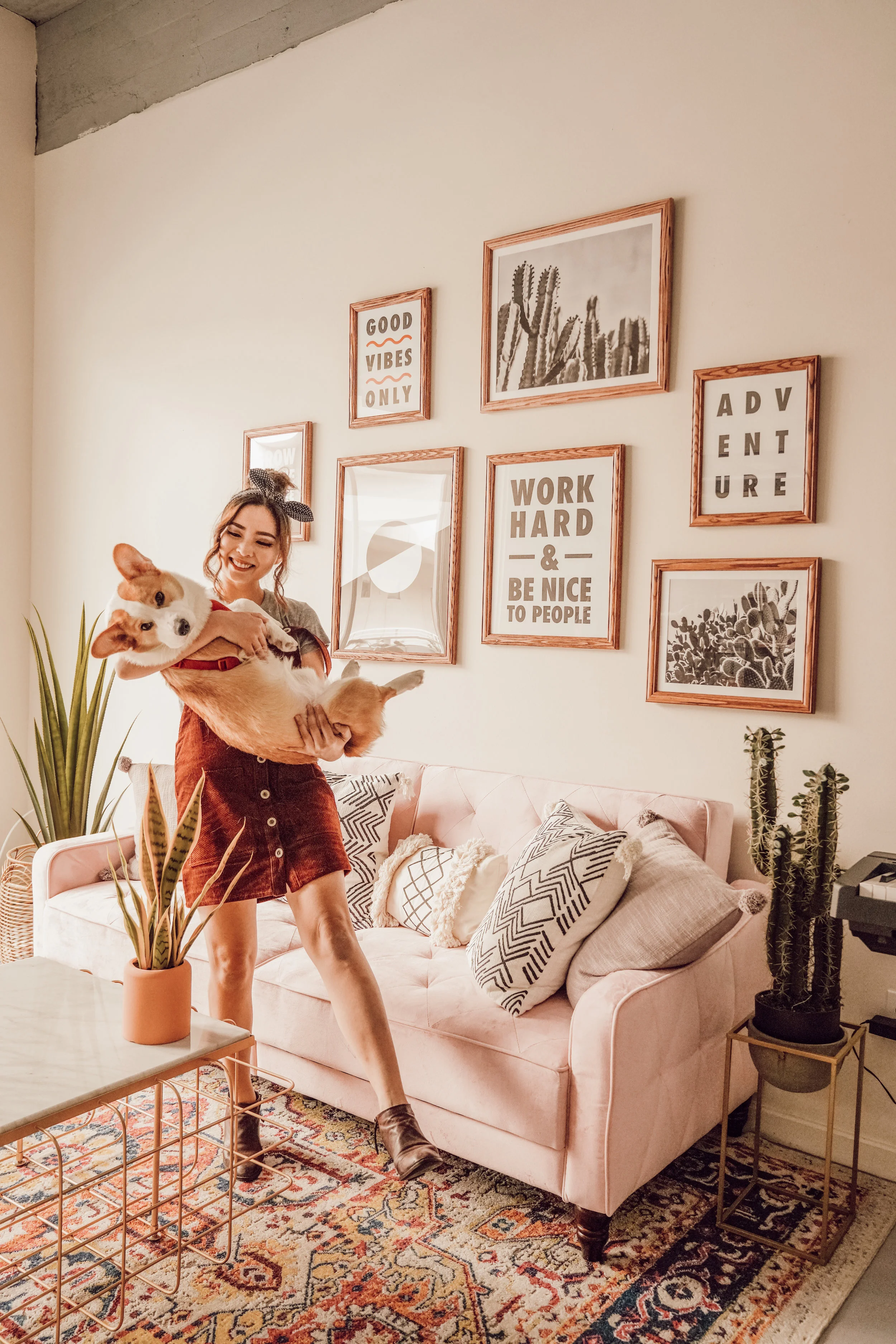 Girl and The Word - Creating a "Positivity Wall" with BT Design Co.