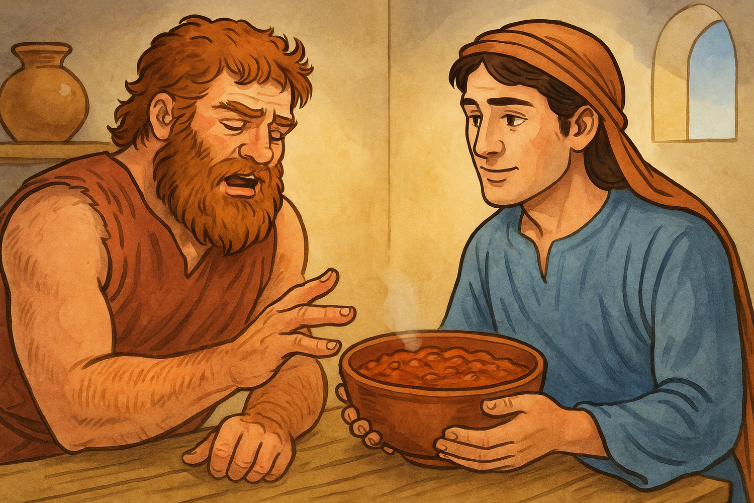 Jacob y Esaú: Lección bíblica para niños | Escuela Dominical Primer ...