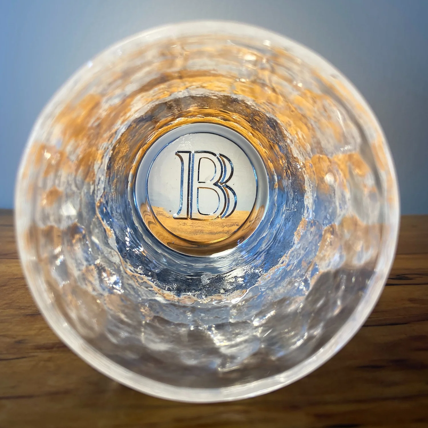 Monogrammed Whiskey Glass — GlassblowerBen Hand-blown Glasses