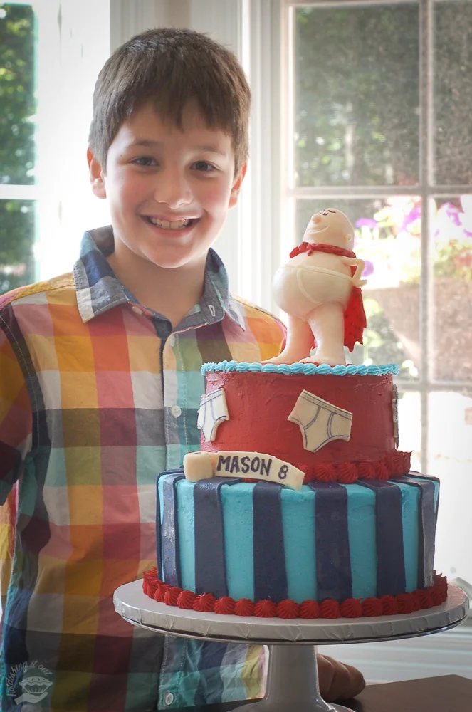 captain underpants cake — moody loon