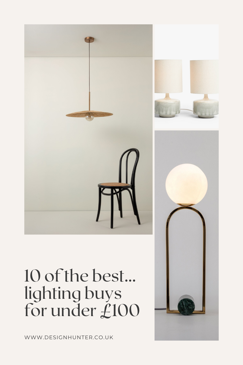 10 of the best... lighting buys for under £100 - Design Hunter
