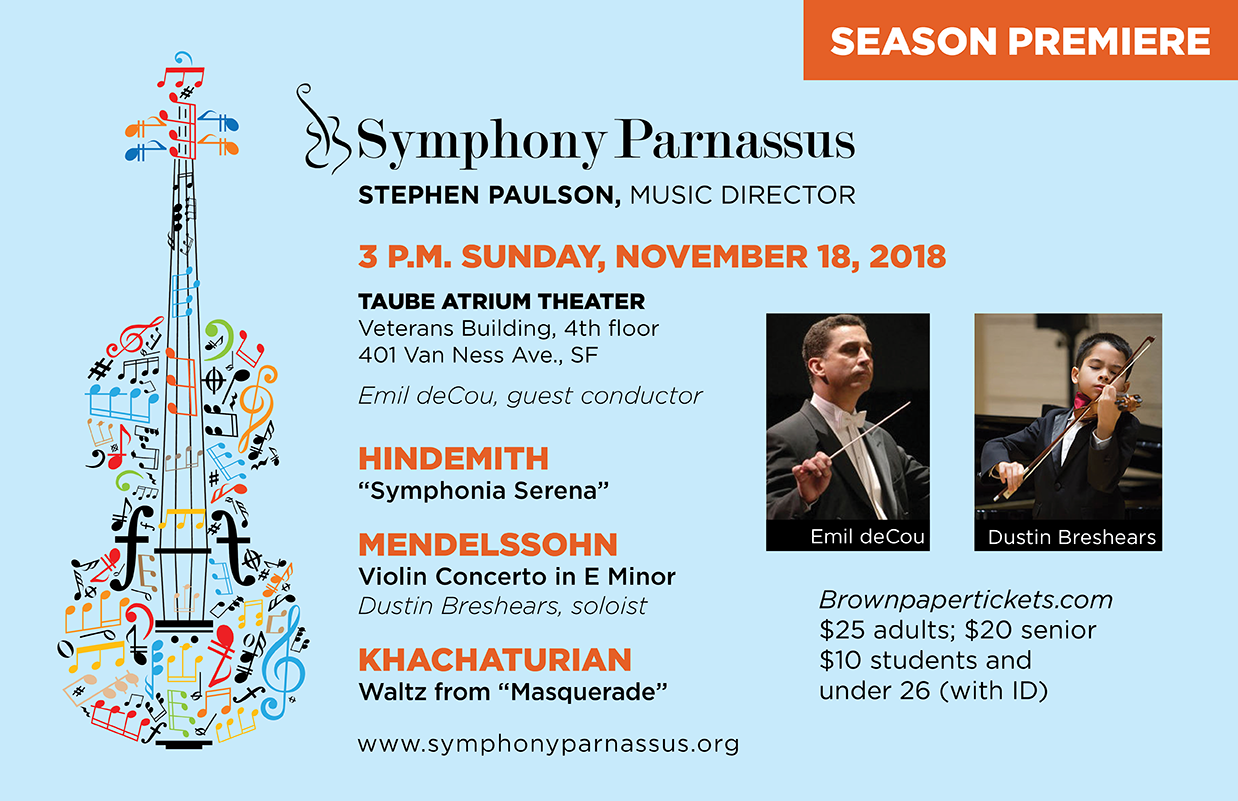 Season Premiere — Symphony Parnassus