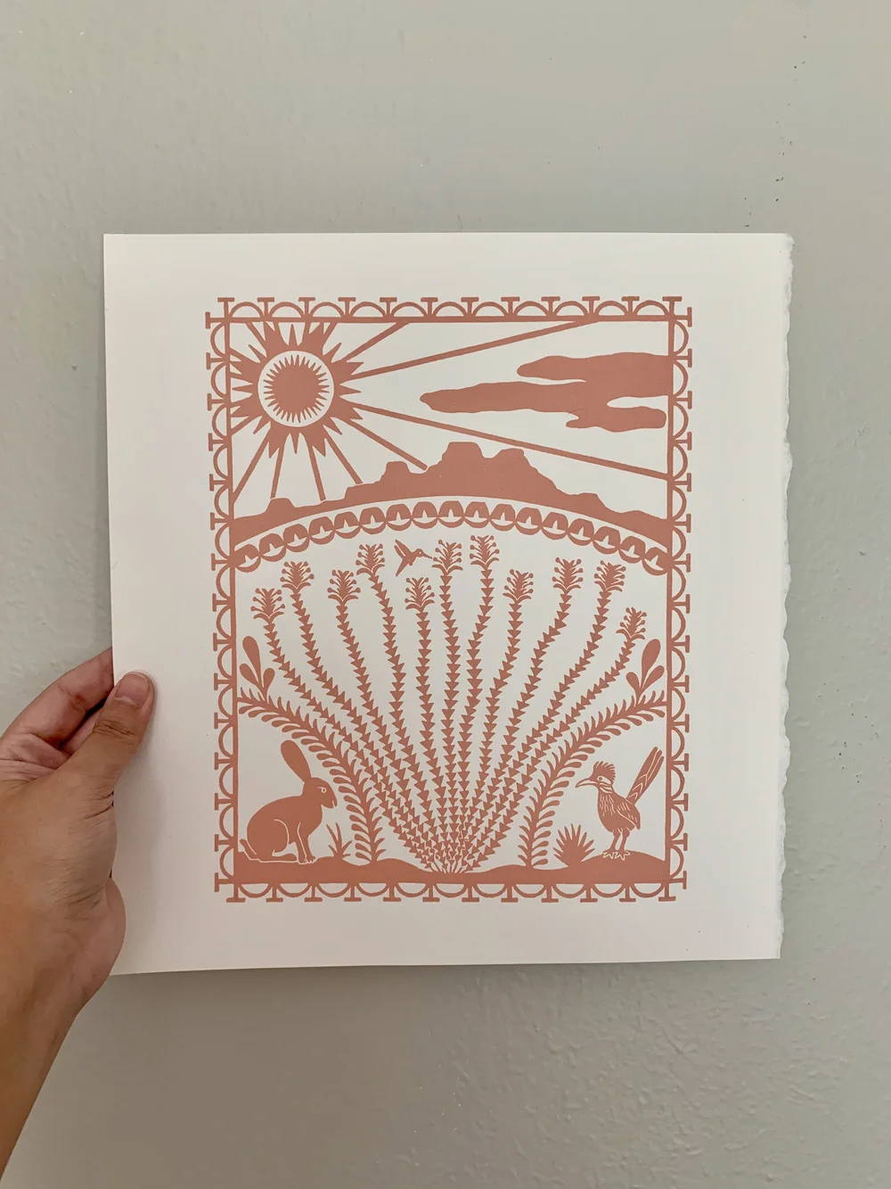 Folk Art Ocotillo
