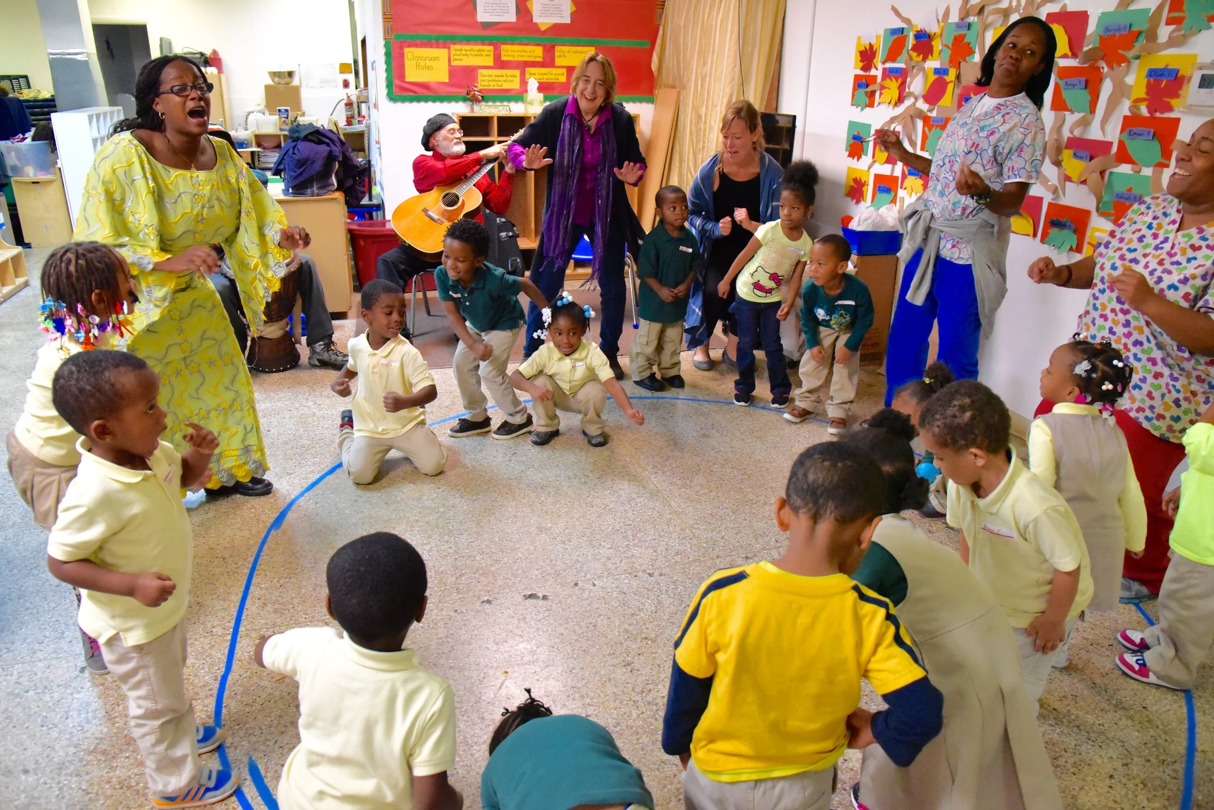 Preschool Children Singing