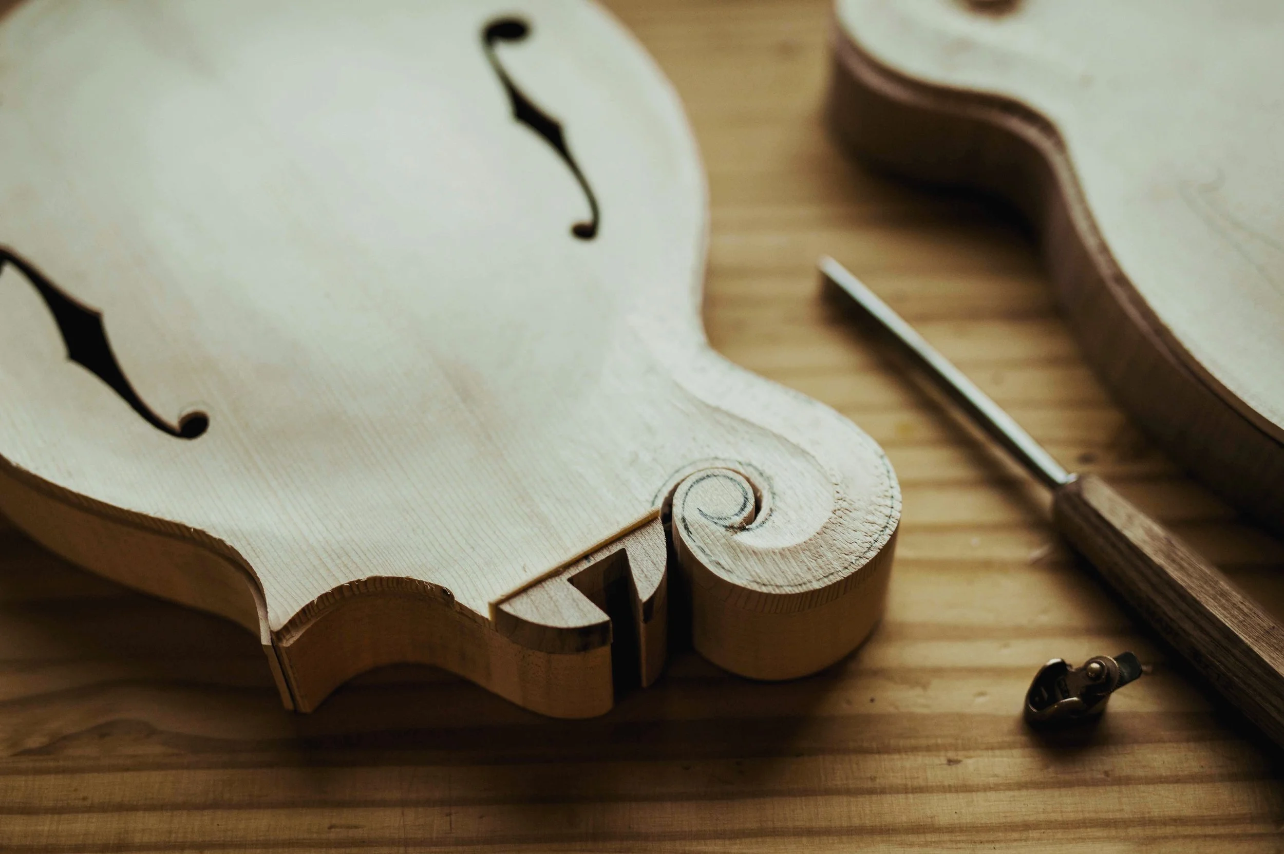 Construction — White Mandolins