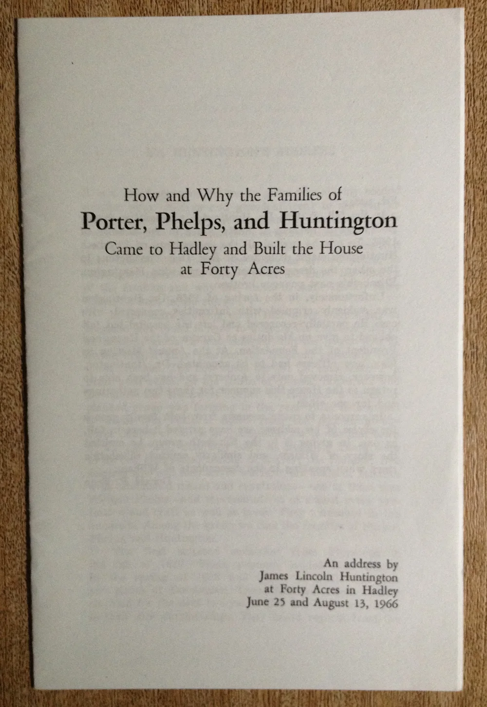 Publications — The Porter-Phelps-Huntington House Museum