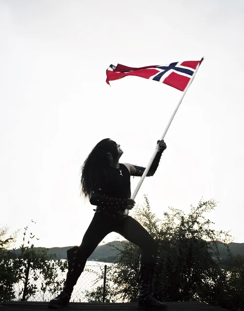 Norwegian Black Metal Flag