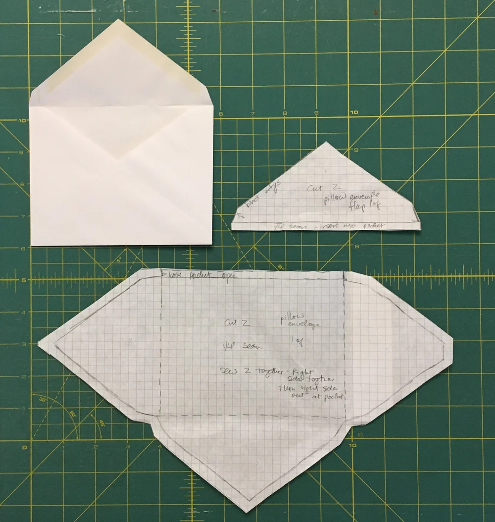 Tutorial: "Leave Me a Message" Envelope Pillow — Sleeping Dog Quilts