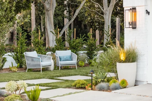 White on White — Living Gardens Landscape Design