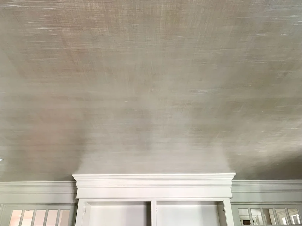 Linen-Look Painted Ceiling — BlackBeak studios